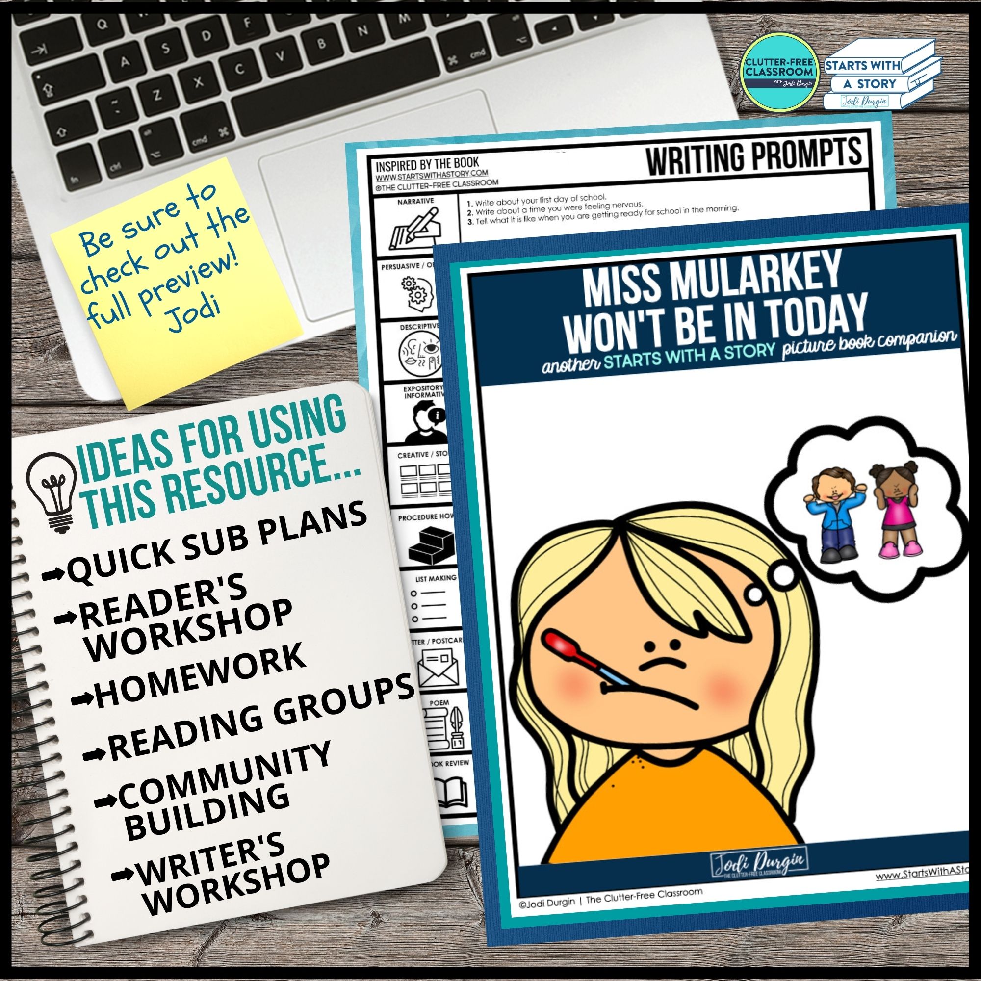 Miss Malarkey Won't Be in Today Activities and Lesson Plans for 2025 ...