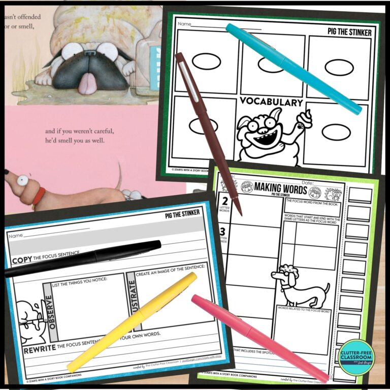 Pig the Stinker Activities and Lesson Plans for 2025 - Teaching with ...