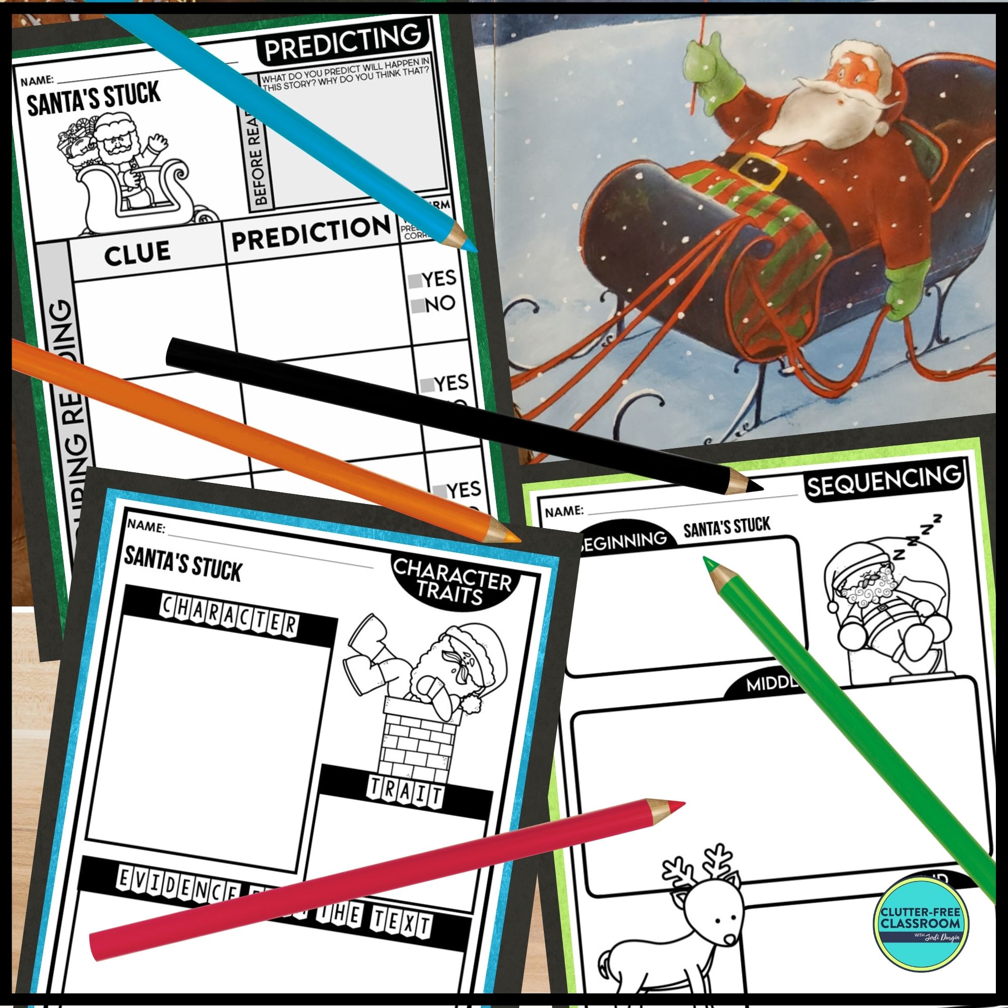 Santa's Stuck Activities and Lesson Plans for 2025 - Teaching with Jodi ...