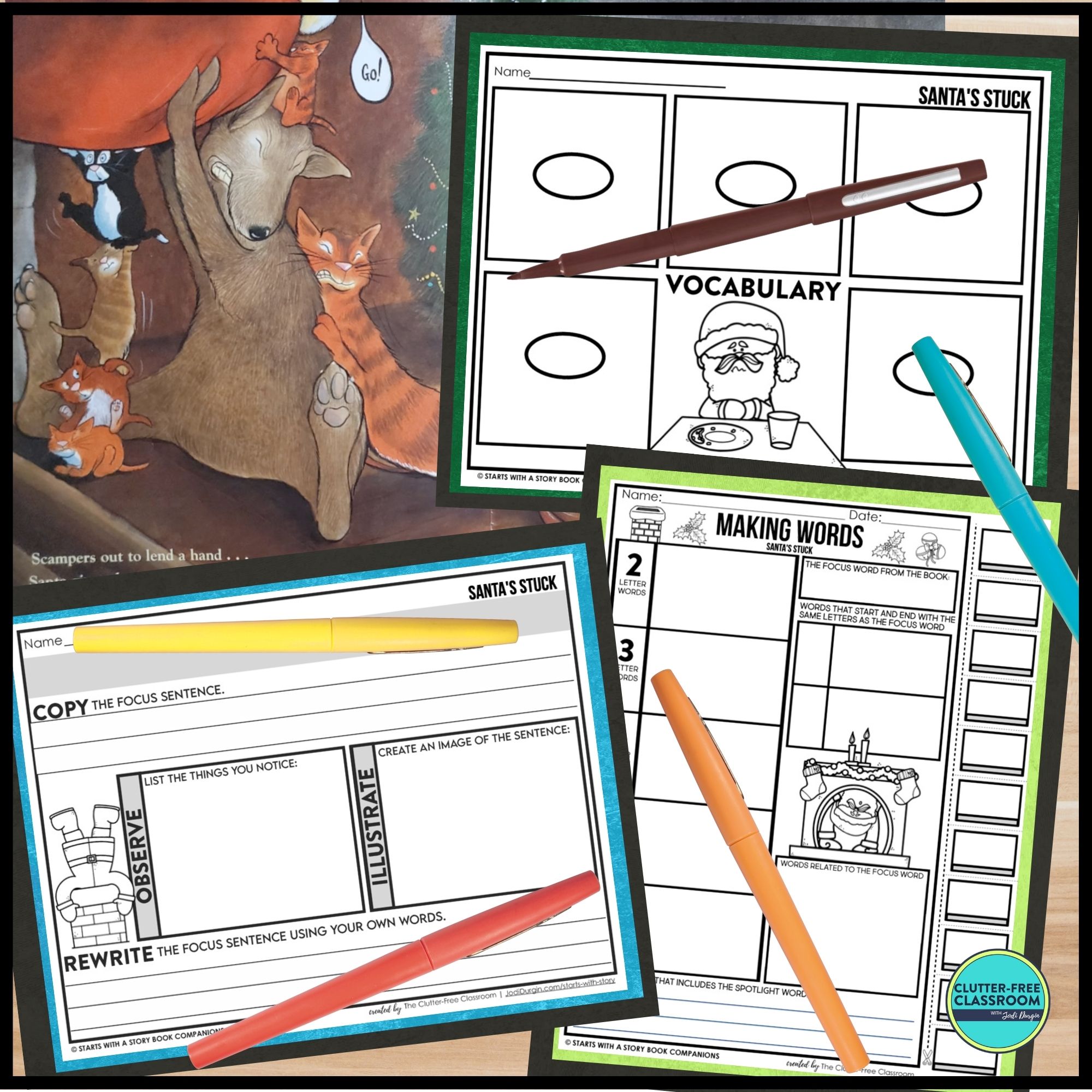 Santa's Stuck Activities and Lesson Plans for 2025 - Teaching with Jodi ...