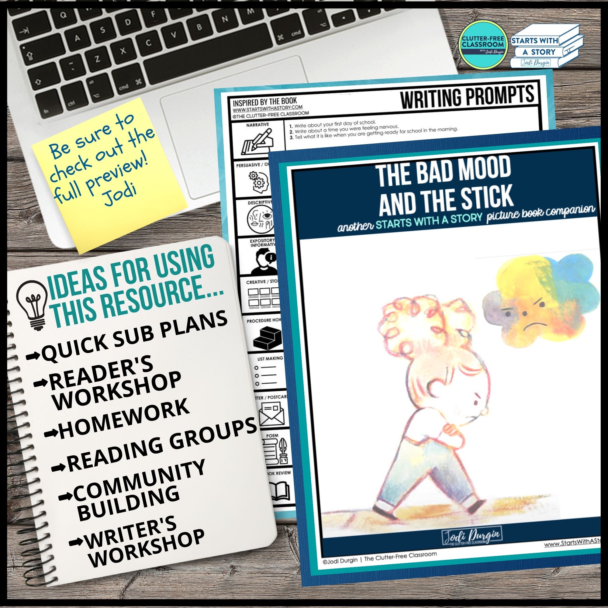 The Bad Mood and The Stick Activities and Lesson Plans for 2025 ...