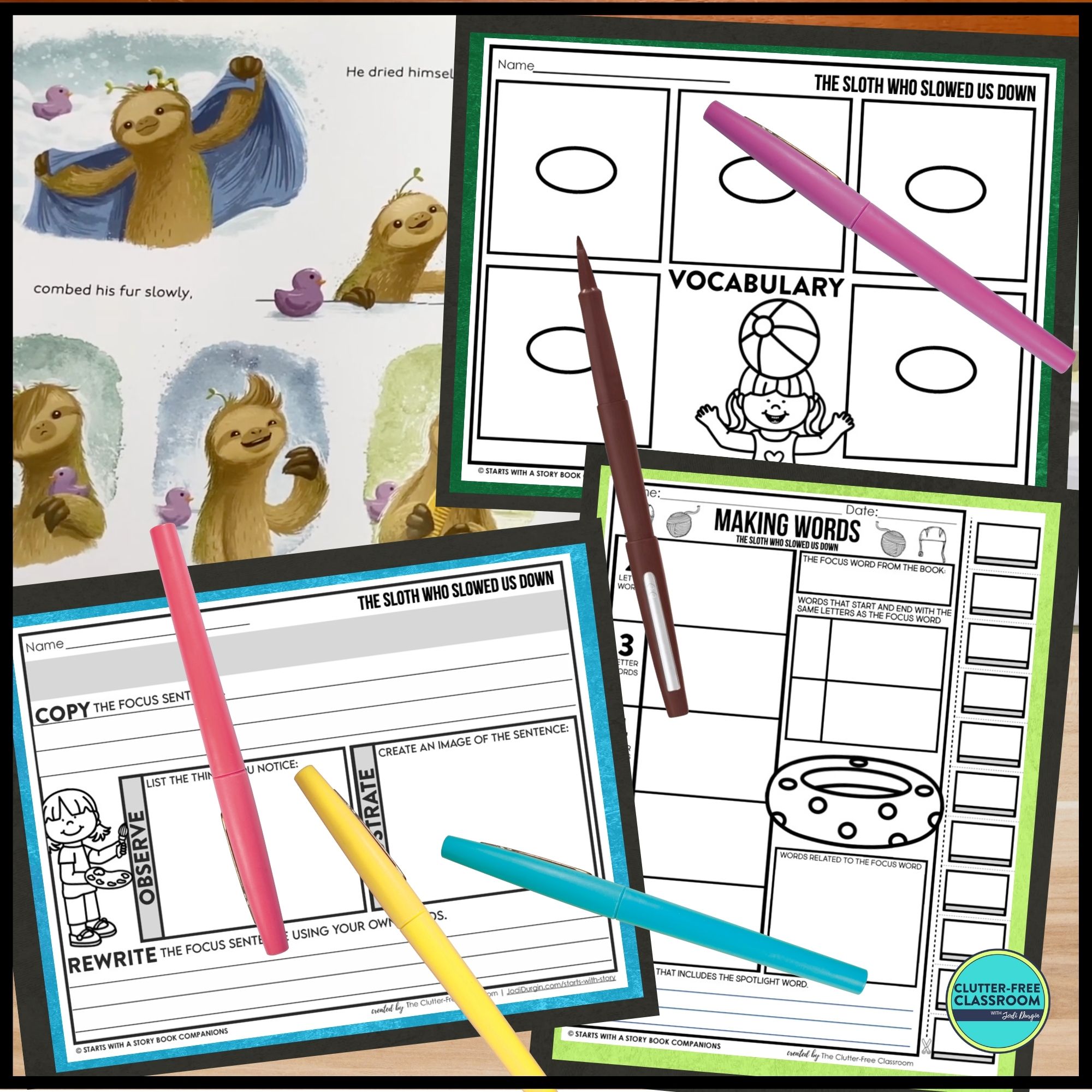 The Sloth Who Slowed Us Down Activities and Lesson Plans for 2024 ...