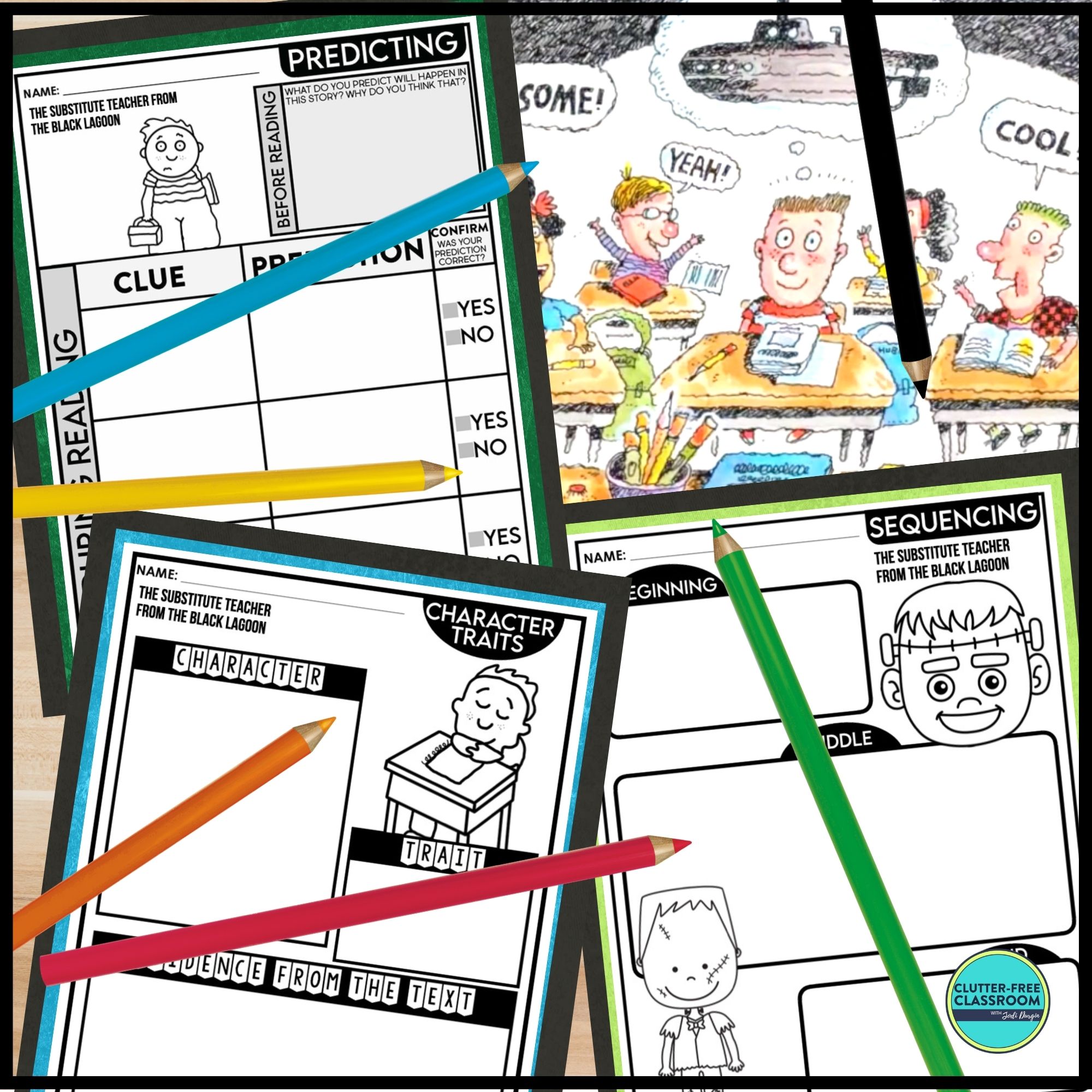 The Substitute Teacher from the Black Lagoon Activities and Lesson ...