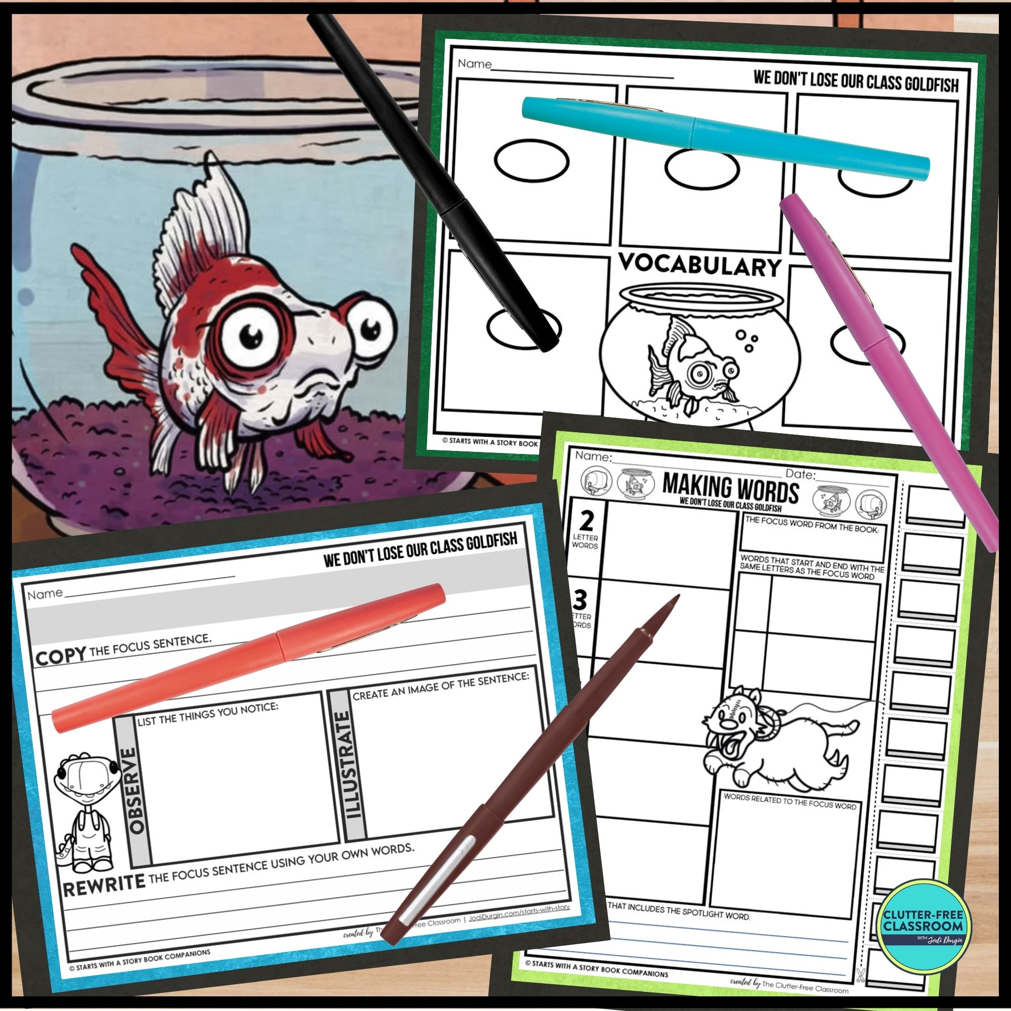 We Don't Lose Our Class Goldfish Activities and Lesson Plans for 2025 ...