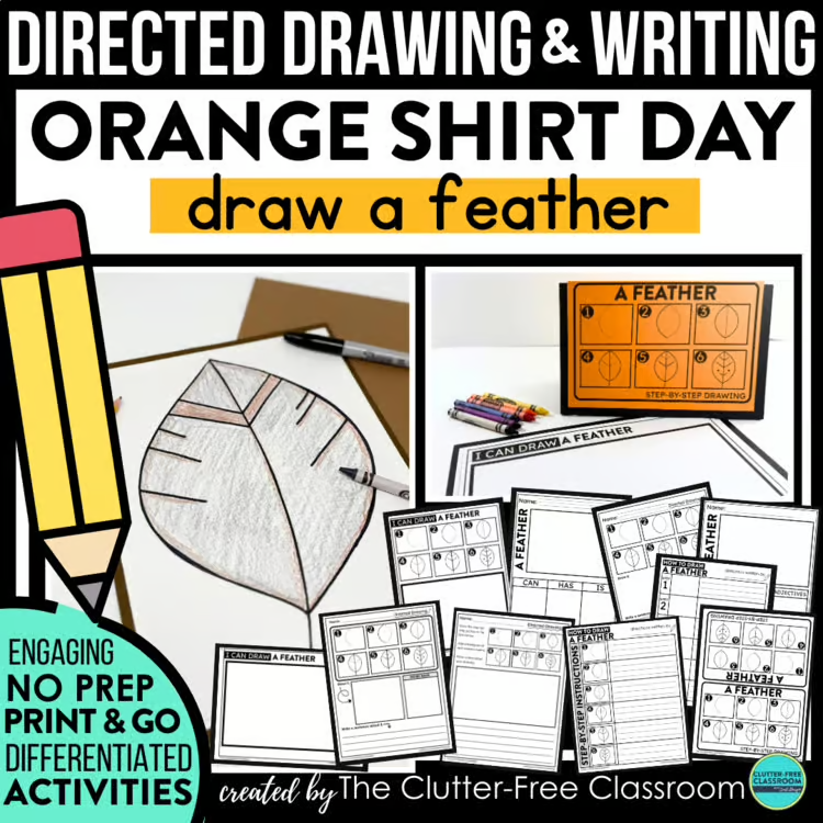 Orange Shirt Day Reading Comprehension Activities for 2nd, 3rd, and 4th ...