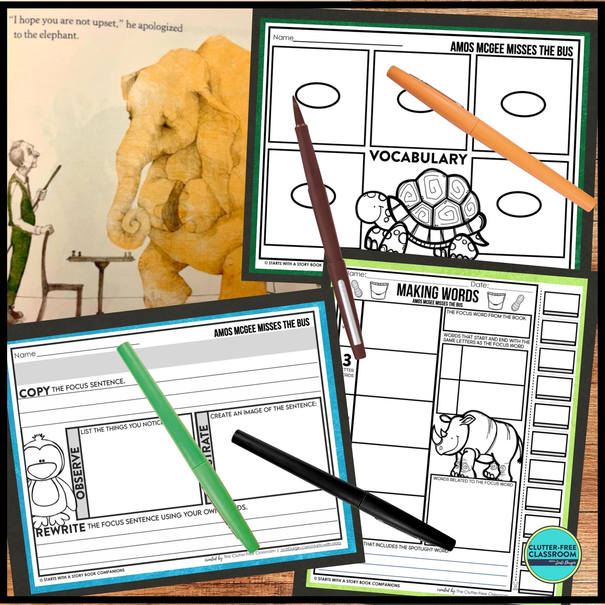 Amos McGee Misses The Bus Activities and Lesson Plans for 2025 ...