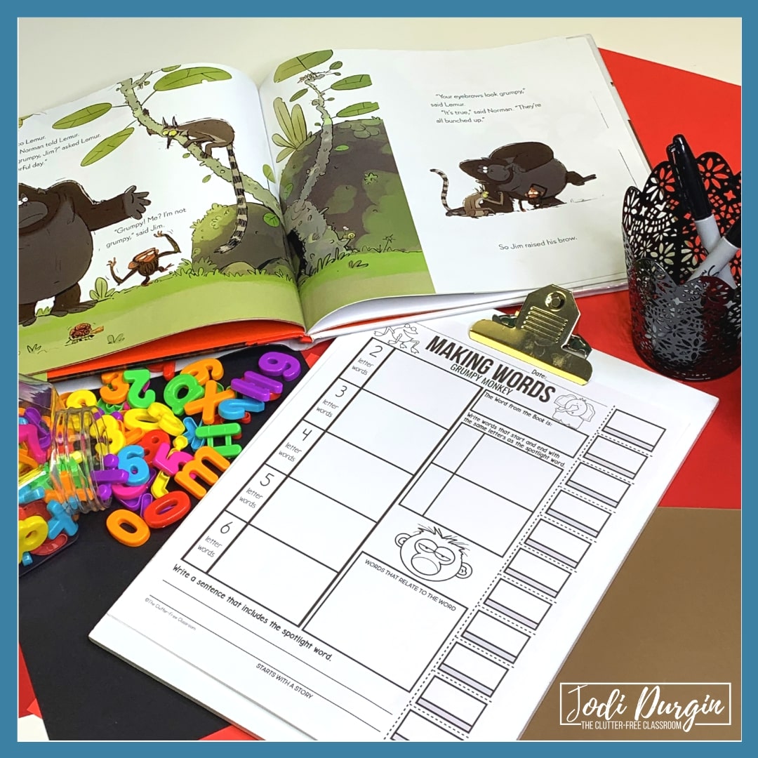 Grumpy Monkey Activities and Lesson Plans for 2025 - Teaching with Jodi ...