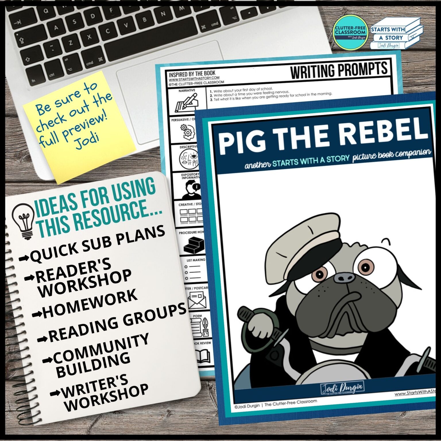 Pig the Rebel Activities and Lesson Plans for 2024 - Teaching with Jodi ...