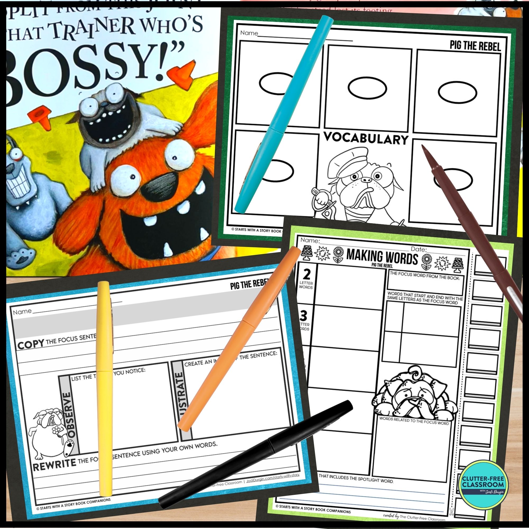 Pig the Rebel Activities and Lesson Plans for 2025 - Teaching with Jodi ...