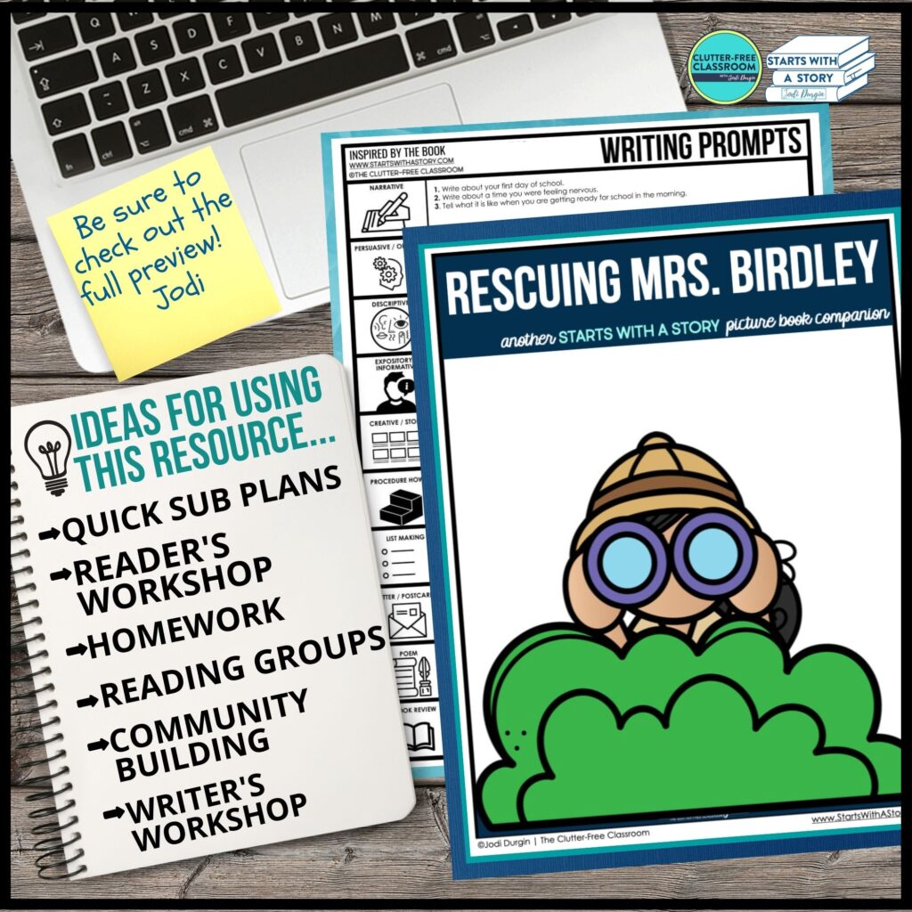 Rescuing Mrs. Birdley Activities and Lesson Plans for 2025 - Teaching ...