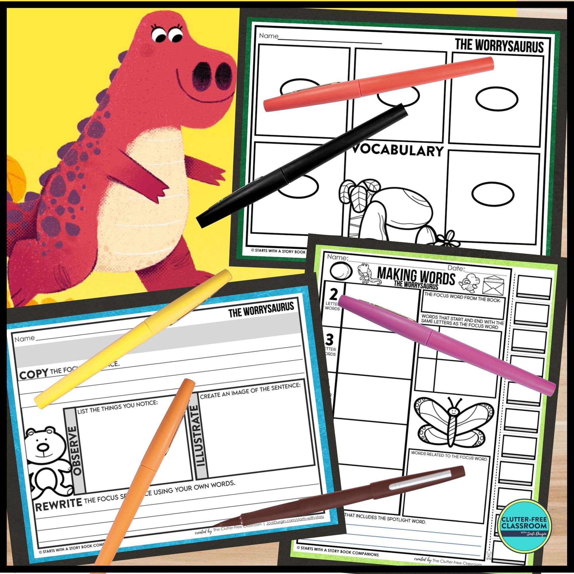 The Worrysaurus Activities and Lesson Plans for 2025 - Teaching with ...