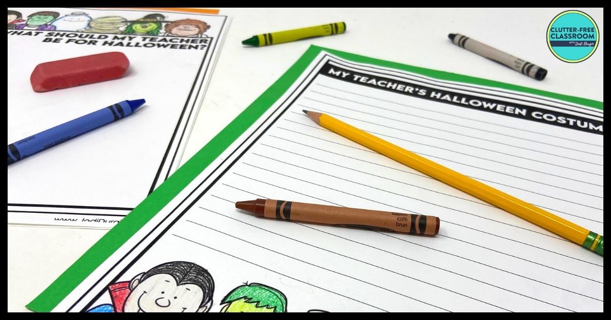 What Should My Teacher Be for Halloween Writing Activity - Teaching ...