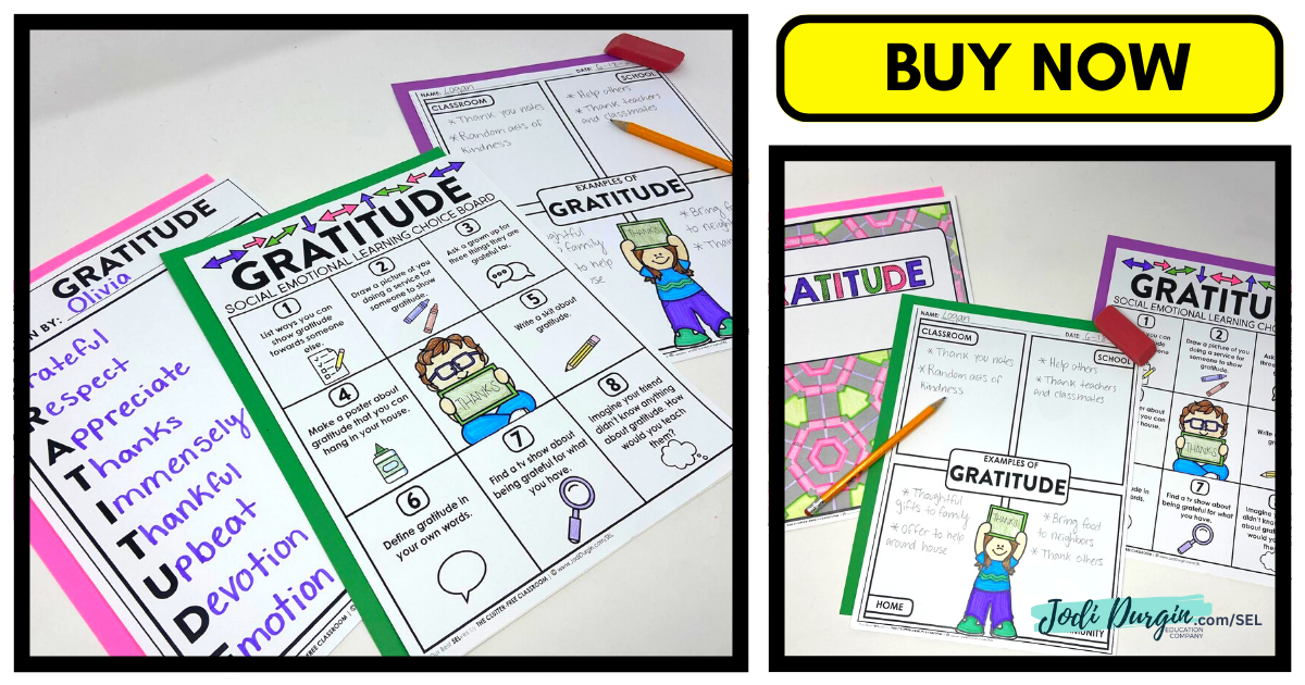 Teaching Gratitude to Elementary Students in 2024 - Teaching with Jodi ...