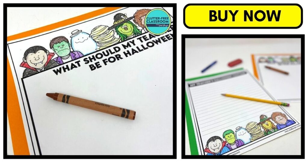 What Should My Teacher Be for Halloween Writing Activity - Teaching ...