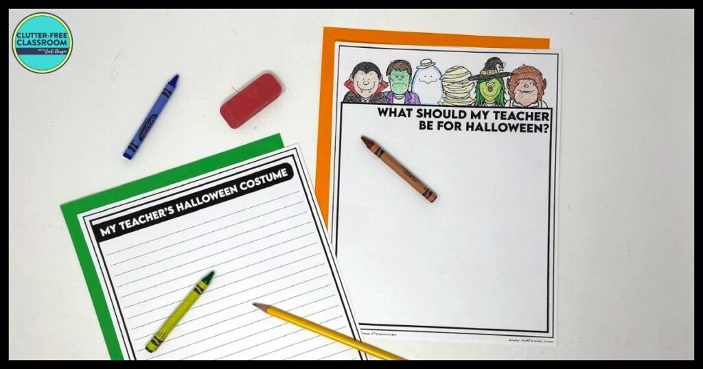 What Should My Teacher Be for Halloween Writing Activity - Teaching ...