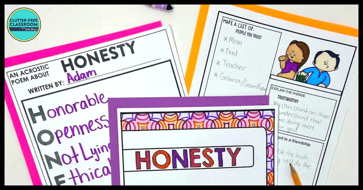 Teaching Honesty in the Classroom at the Elementary Level in 2024 ...