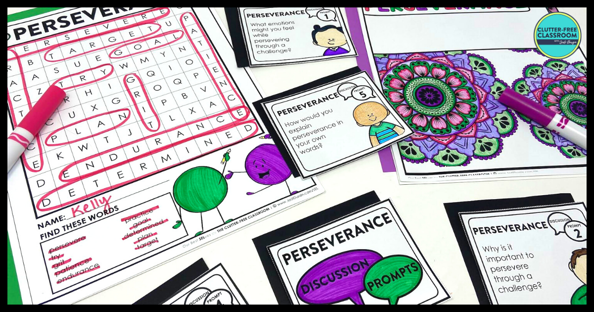 How to Teach Perseverance to Students at the Elementary Level in 2026 ...