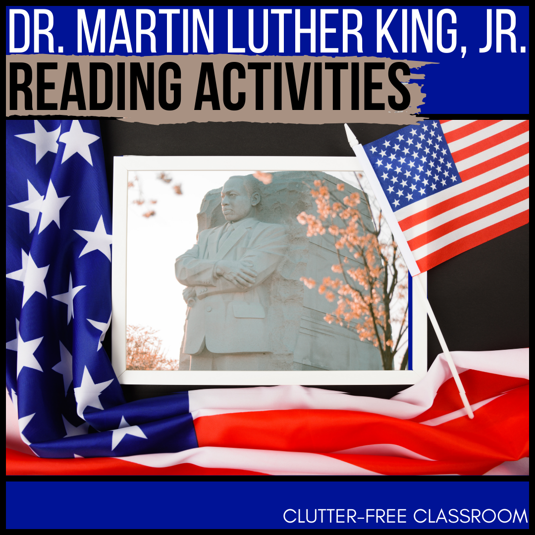 Martin Luther King Jr. Reading Activities for Upper Elementary Teachers ...