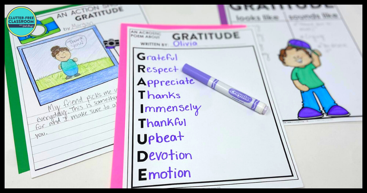 Teaching Gratitude to Elementary Students in 2024 - Teaching with Jodi ...