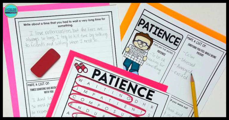 How to Teach Patience to Elementary Students in 2026 - Teaching with ...