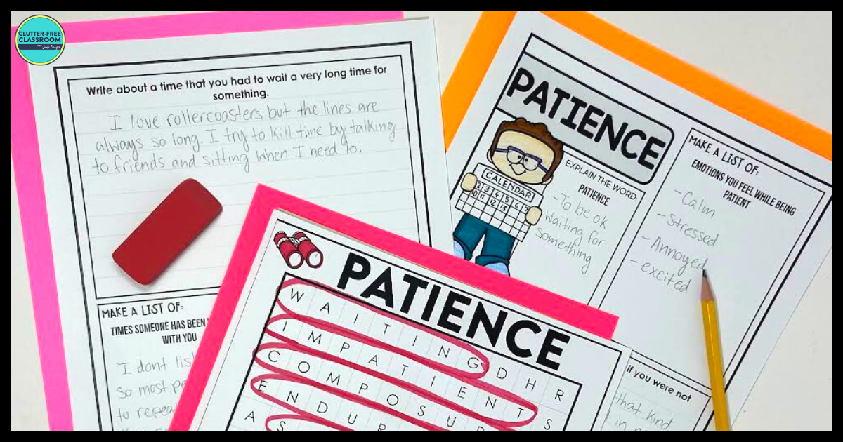 How to Teach Patience to Elementary Students in 2026 - Teaching with ...