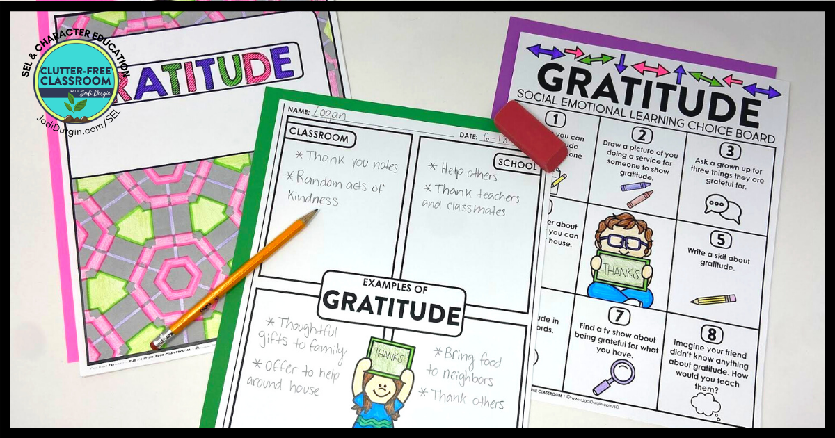Teaching Gratitude to Elementary Students in 2024 - Teaching with Jodi ...