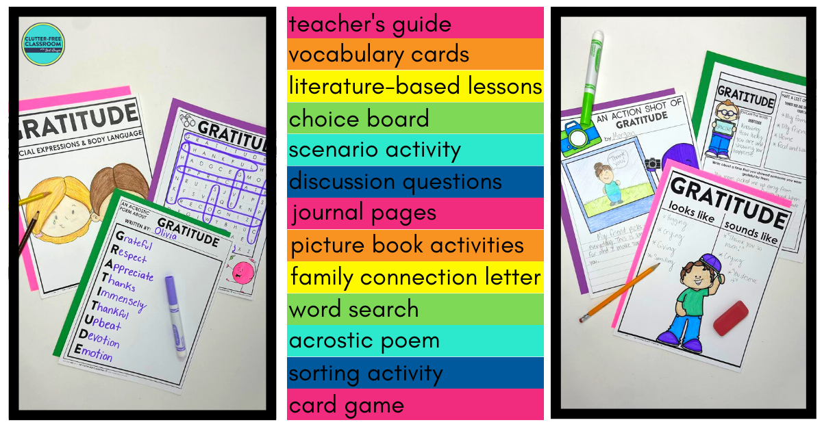 Teaching Gratitude to Elementary Students in 2024 - Teaching with Jodi ...