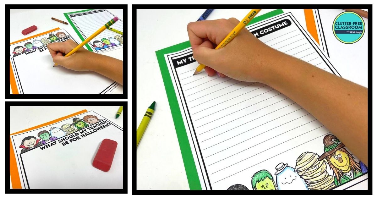 What Should My Teacher Be for Halloween Writing Activity - Teaching ...