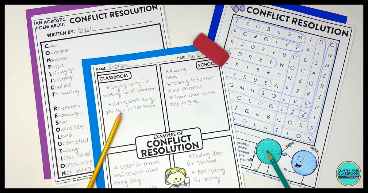 Teaching Conflict Resolution to Elementary Students in 2024 - Teaching ...