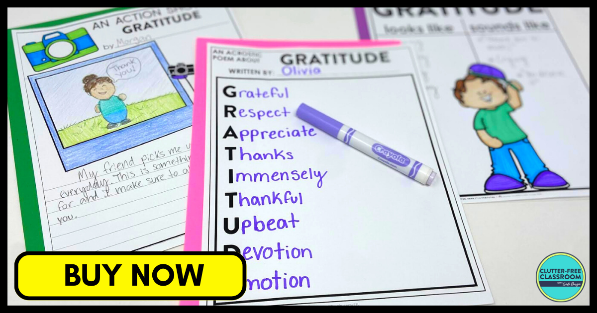 Teaching Gratitude to Elementary Students in 2024 - Teaching with Jodi ...