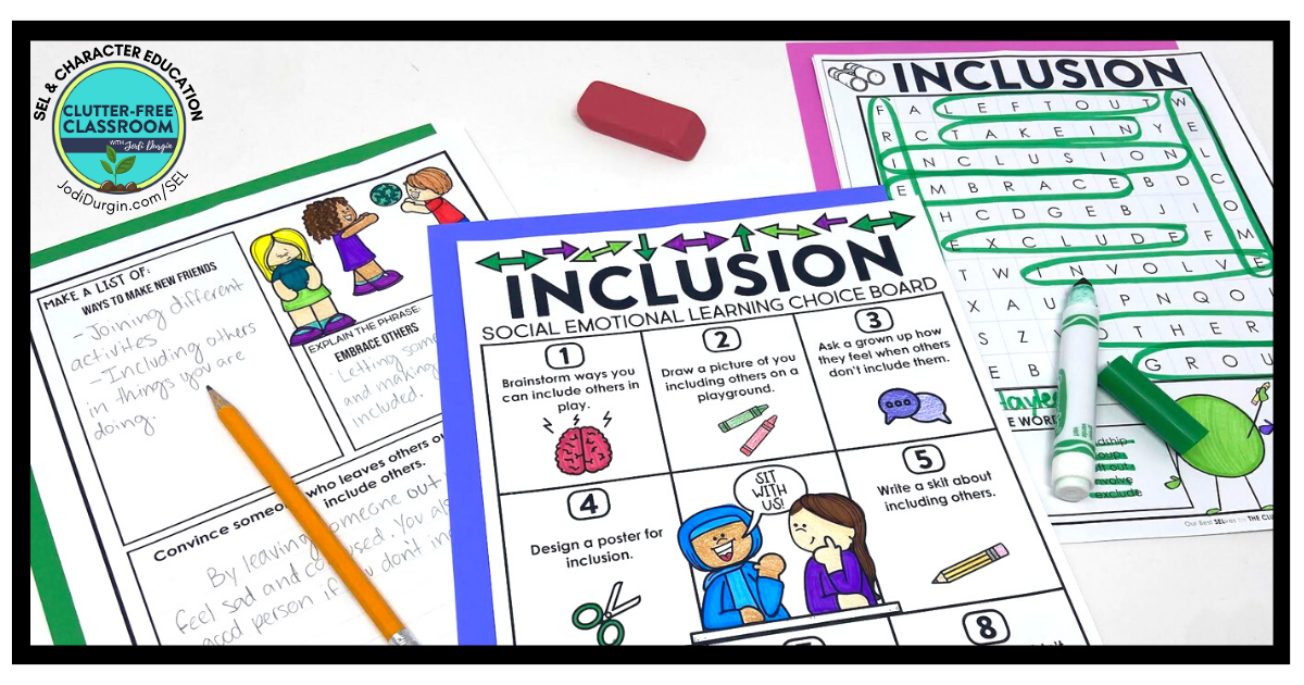 How to be Inclusive: An Important Lesson for Elementary Students in ...