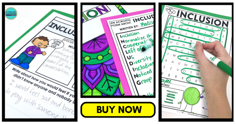 How to be Inclusive: An Important Lesson for Elementary Students in ...