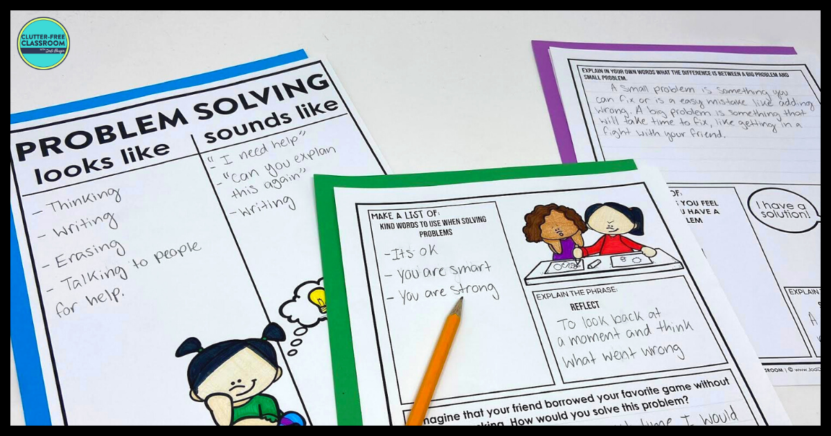 SEL Problem Solving: How to Teach Students to be Problem Solvers in 2026 - Teaching with Jodi ...