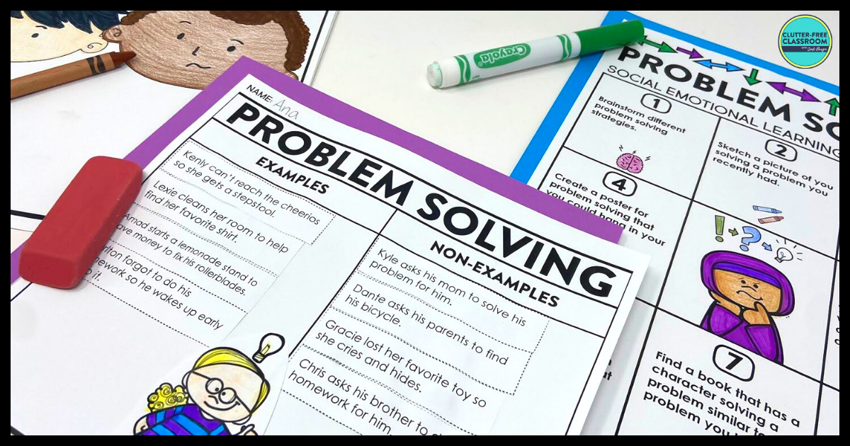 SEL Problem Solving: How to Teach Students to be Problem Solvers in 2025 - Teaching with Jodi ...
