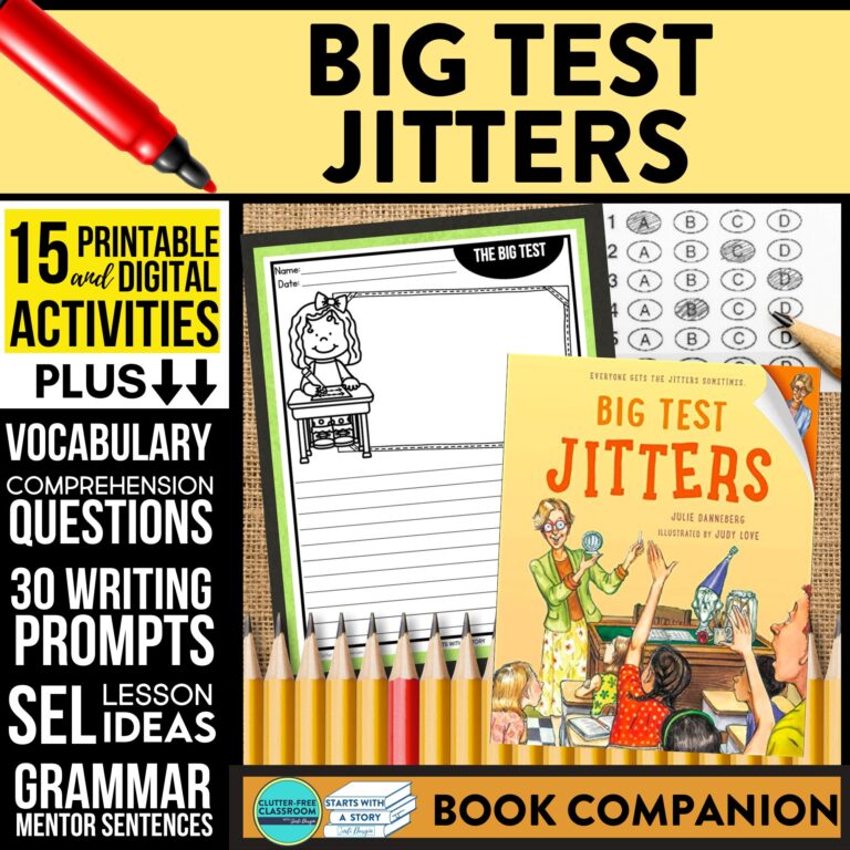 Big Test Jitters Activities and Lesson Plans for 2023 - Clutter-Free ...