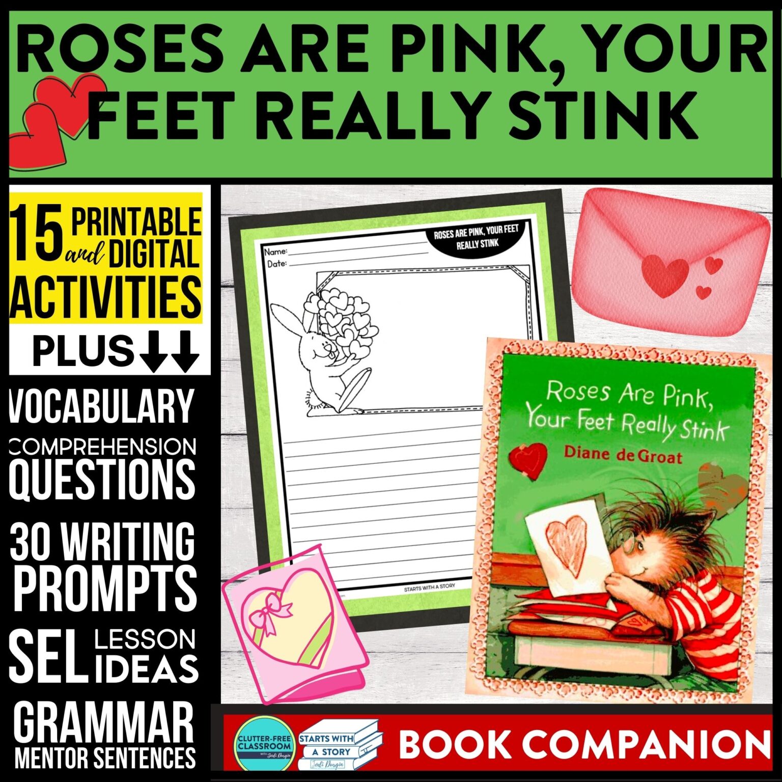 Roses Are Pink, Your Feet Really Stink Activities and Lesson Plans for ...