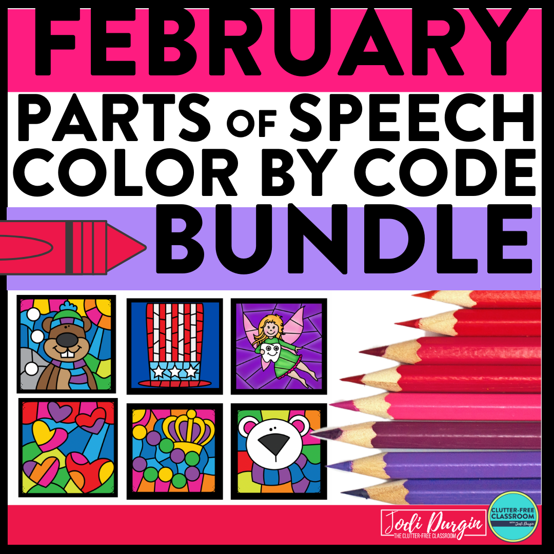 February Coloring: Elementary Color by Code Activities for 2026 ...