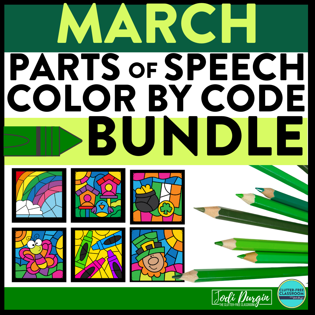 March Coloring: Elementary Color by Code Activities for 2026 - Teaching ...