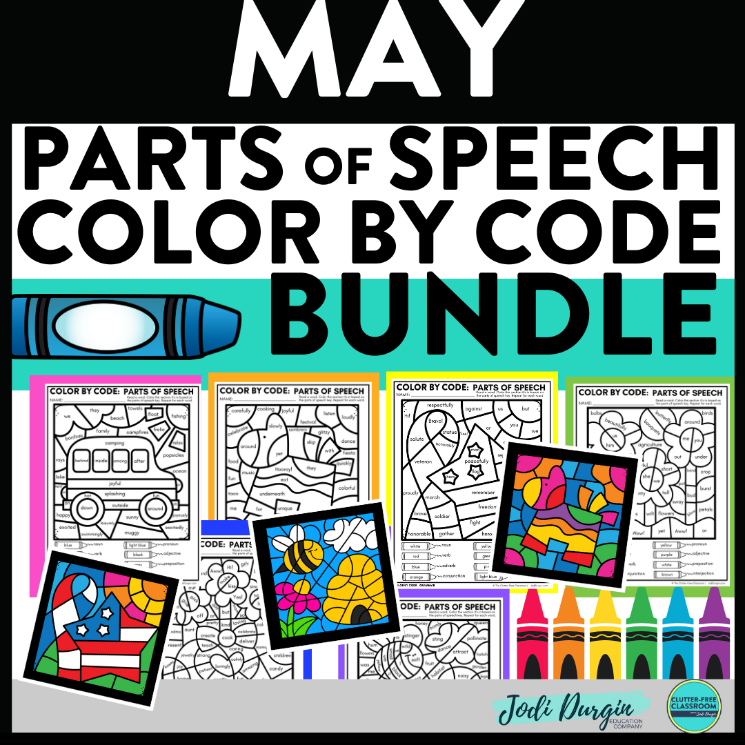 May Coloring: Elementary Color by Code Activities for 2025 - Teaching ...