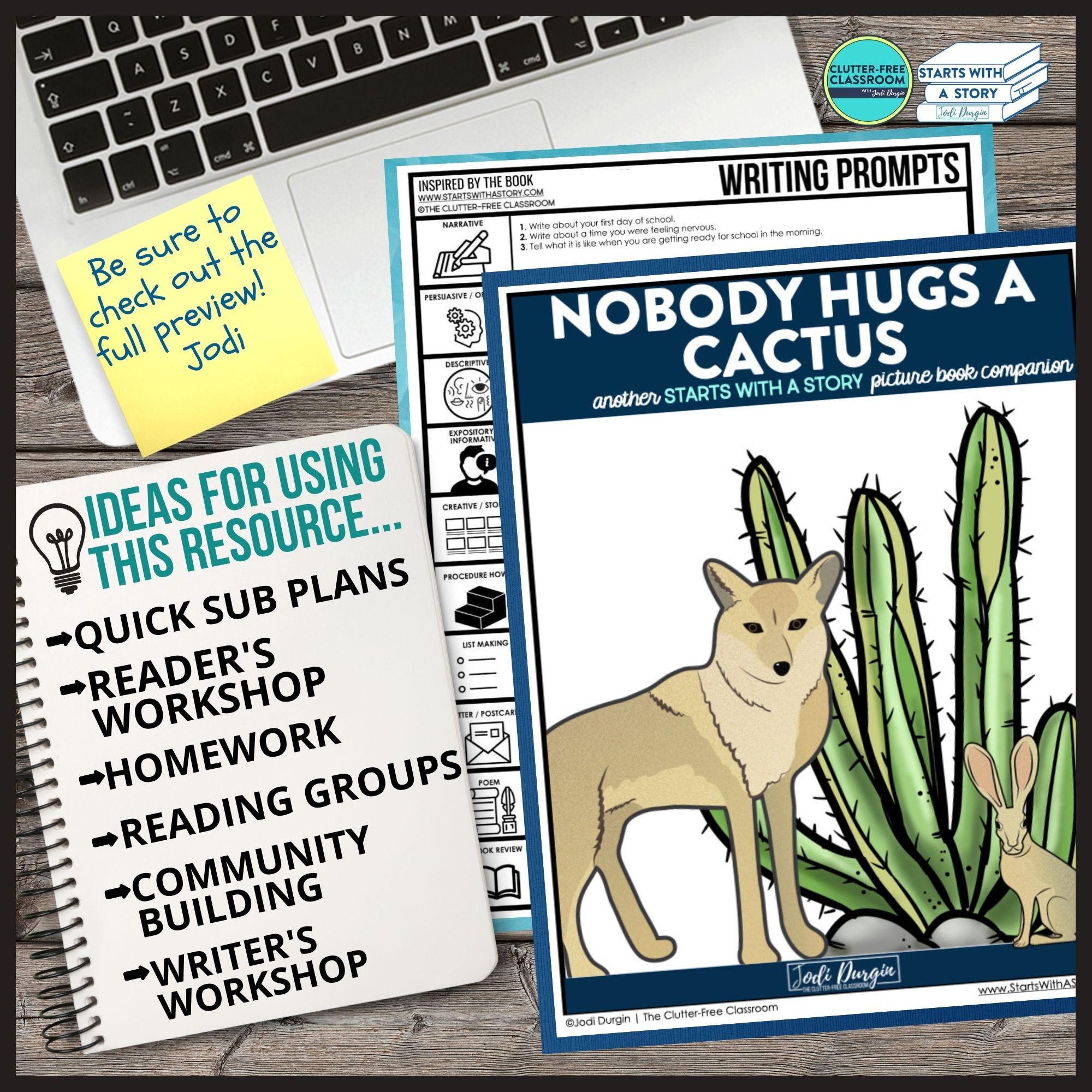Nobody Hugs a Cactus Activities and Lesson Plans for 2025 - Teaching ...