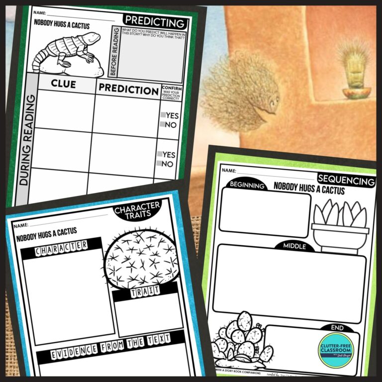 Nobody Hugs a Cactus Activities and Lesson Plans for 2025 - Teaching ...