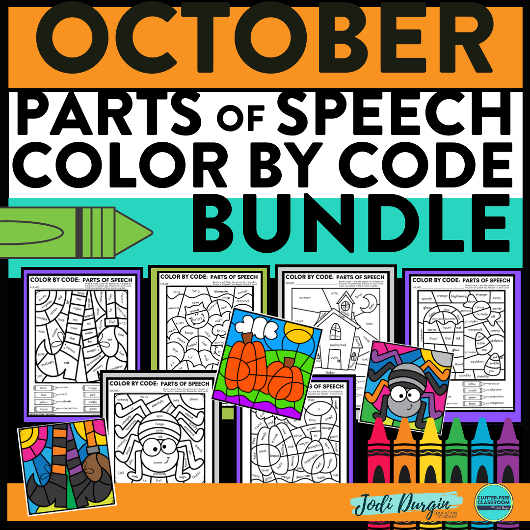 October Coloring: Elementary Color by Code Activities for 2026 ...