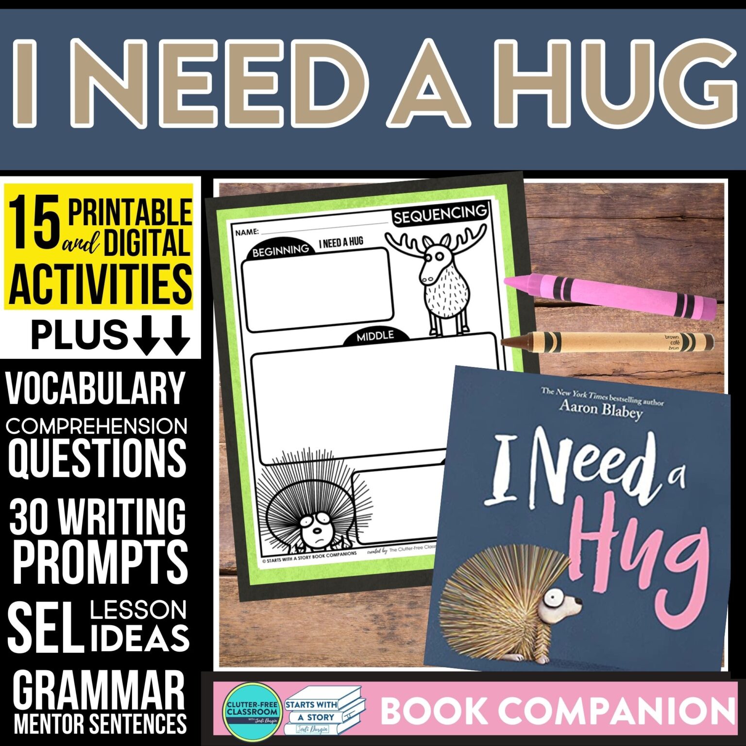 I Need a Hug Activities and Lesson Plans for 2025 - Teaching with Jodi ...