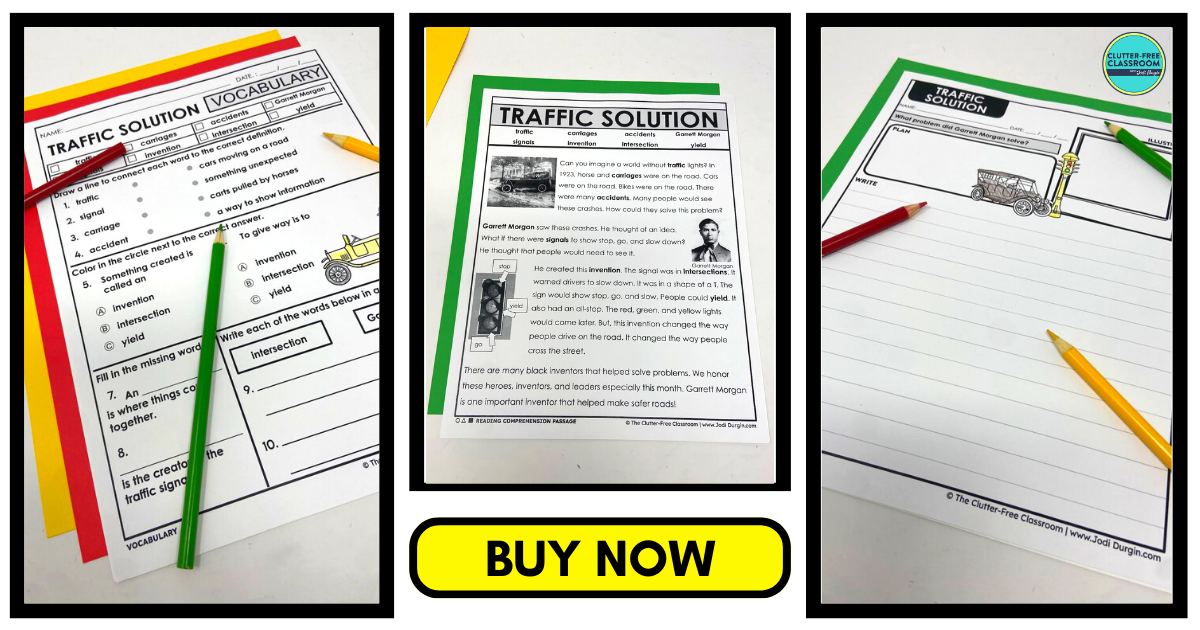 Black History Month Reading Comprehension Activities for 2nd, 3rd, and ...