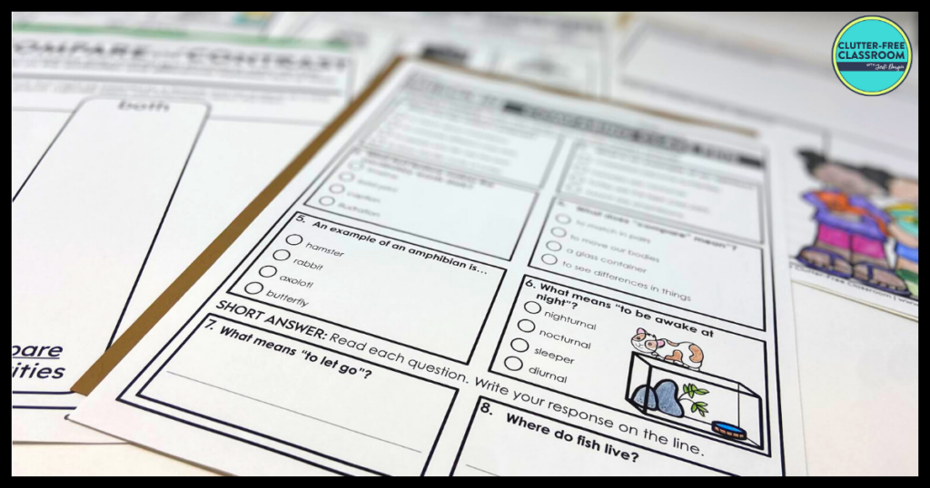 Class Pet Activities for 2nd, 3rd, and 4th Grade - Teaching with Jodi ...