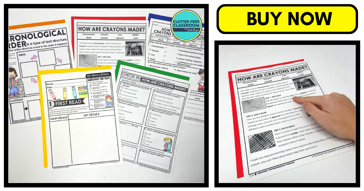 Crayon Activities for 2nd, 3rd, and 4th Grade - Teaching with Jodi ...