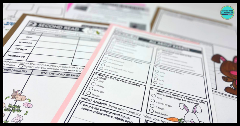Easter Reading Comprehension Activities for 2nd, 3rd, and 4th Grade ...