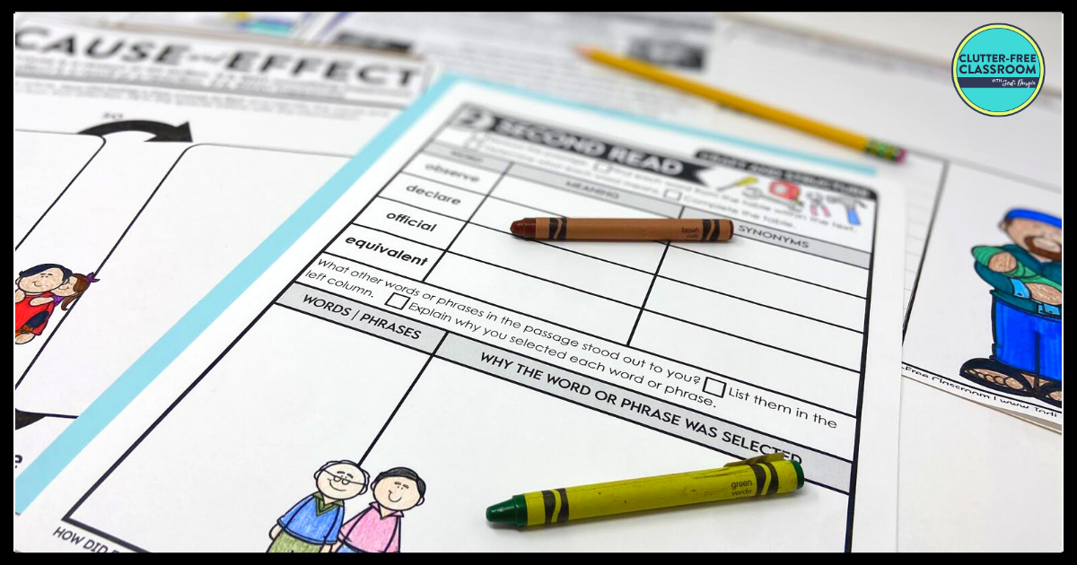 Father's Day Reading Comprehension Activities for 2nd, 3rd, and 4th ...