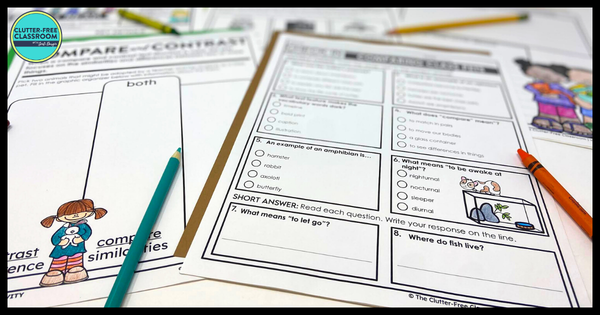 Class Pet Activities for 2nd, 3rd, and 4th Grade - Teaching with Jodi ...