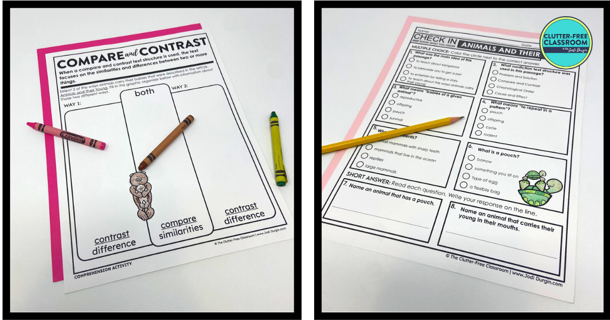 Mother's Day Reading Comprehension Activities for 2nd, 3rd, and 4th ...